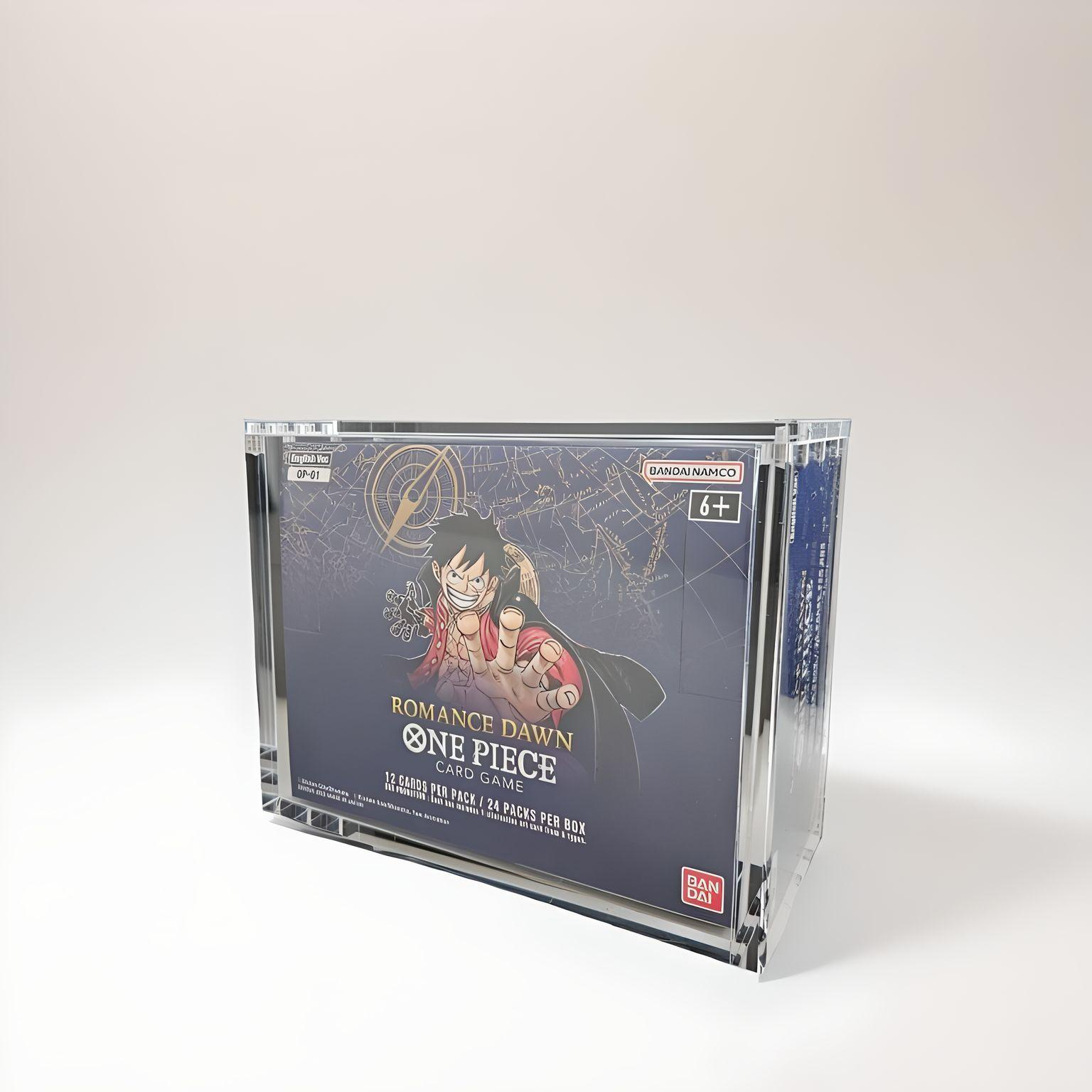 Acrylic Case - English One Piece Booster Box - Reprint Op01, Op02 and ...