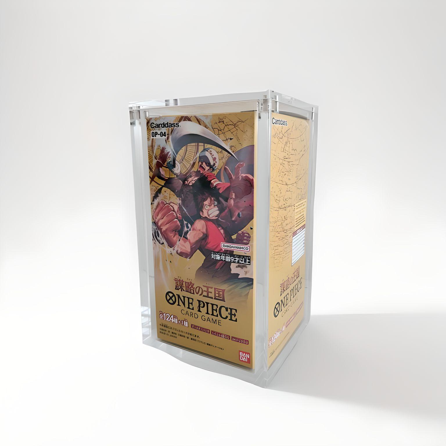Acrylic Case - Japanese One Piece Booster Box - OP-04, OP-05 & Op-06 ...